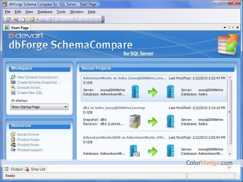 Code promo dbForge Schema Compare for SQL Server : 10% Off 2020 (100% ...